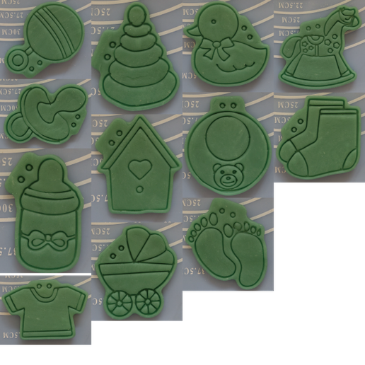 👶 Baby Milestone Cookie Cutter Set – Commercial License – 12 Designs ...