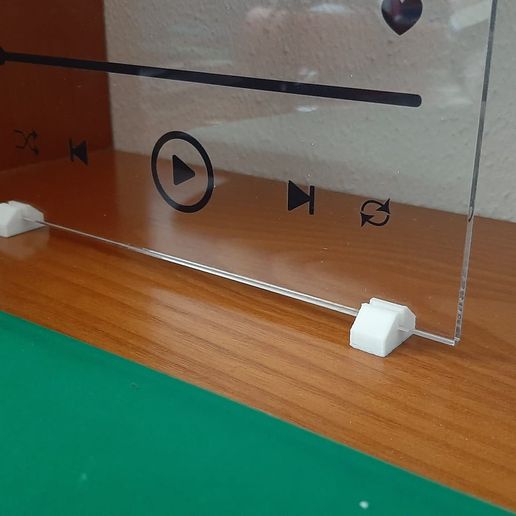 Free STL file Simple stands for 4mm methacrylate plate (spotify stand ...