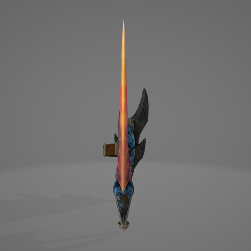 👹 MONSTER HUNTER WORLD AZURE RATHALOS SWORD AND SHIELD・ STL File for 3D ...