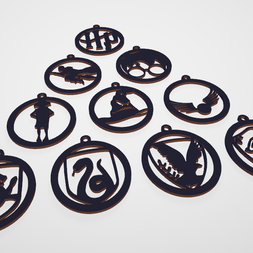 🎄 Harry Potter Christmas Spheres・ STL File for 3D printing・Cults