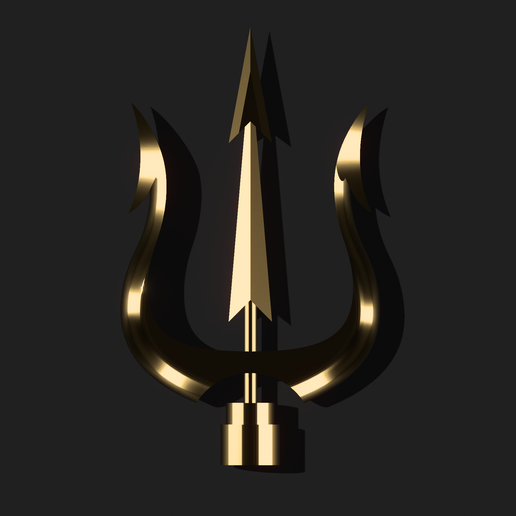 🤴 King triton’s trident・ STL File for ・Cults