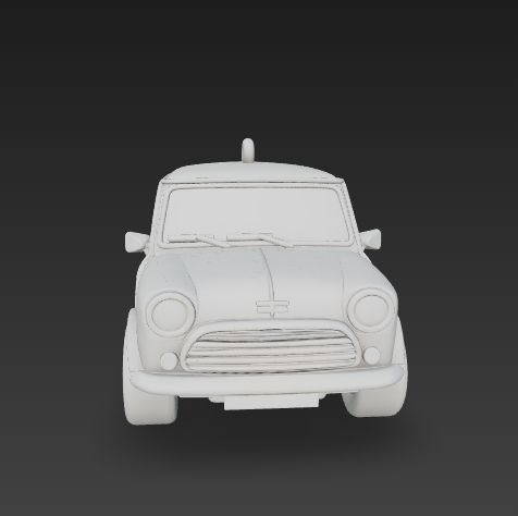 🚗 Cute Mini Cooper – 3D Printable Stylized Classic Car Keychain Model ...