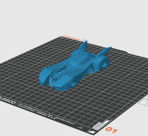 🖨️ Batmobile・ STL File for 3D printing・Cults
