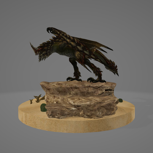 👹 MONSTER HUNTER SEREGIOS FIGURE・ STL File for 3D printing・Cults