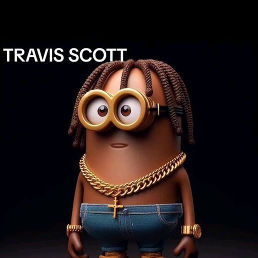 👹 MINION TRAVIS SCOTT・ STL File for 3D printing・Cults