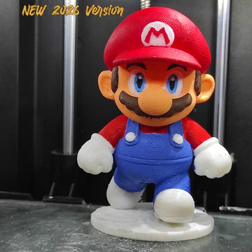 🎨 3D Printable Super Mario - 4 Color AMS | Nintendo Collectible DeskToy ...