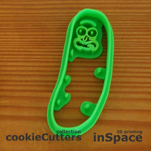 🍪 Cookies cutter - Pickle Rick・ STL File for 3D printing・Cults