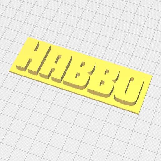 🎮 HABBO Logo・ STL File for 3D printing・Cults