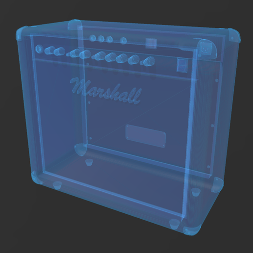 STL file Marshall Guitar Amp Combo 🎸 ・3D printing design to download・Cults