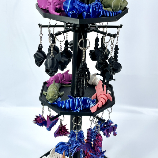 🪝 Peg Hook Display Carousel - Commercial License・ STL File for ・Cults