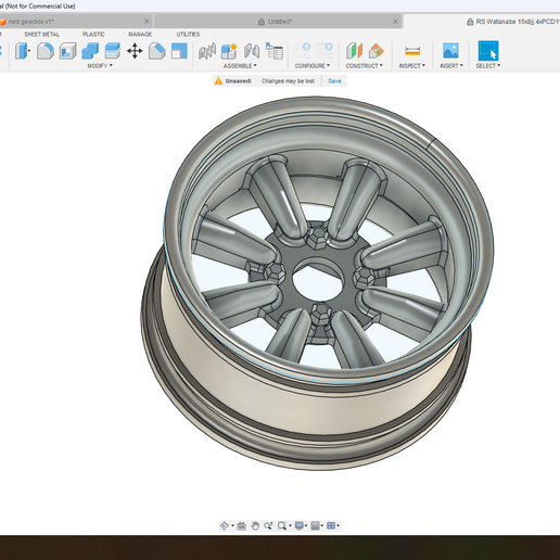 🛞 Watanabe 1/10 rim・Free STL File for 3D printing・Cults