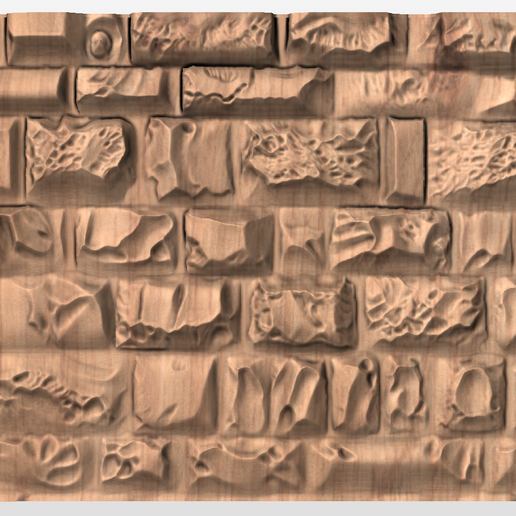 🗿 Stone Wall – Textured Decorative – 3D STL Model・ 3D File for 3D ...