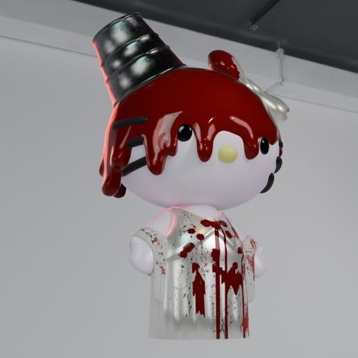👋 HELLO KITTY CARRIE WHITE - CARRIE・ 3D File for 3D printing・Cults