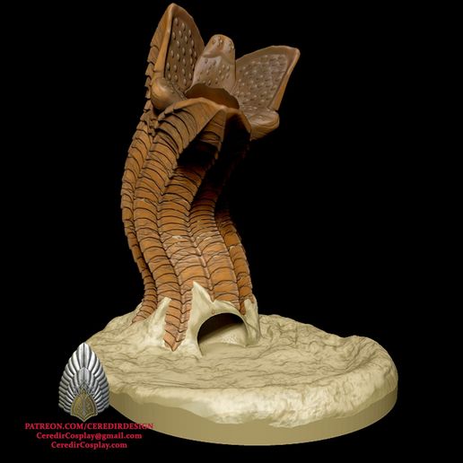 🎲 Dune Sandworm Dice Tower 3D DIGITAL DOWNLOAD・ 3D File for 3D printing ...