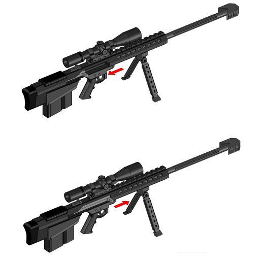 🔫 50 CAL SNIPER RIFLE・ STL File for 3D printing・Cults