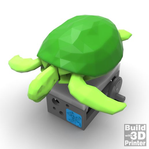 Free STL file Save the Sea Turtles (automata)・3D printable model to ...