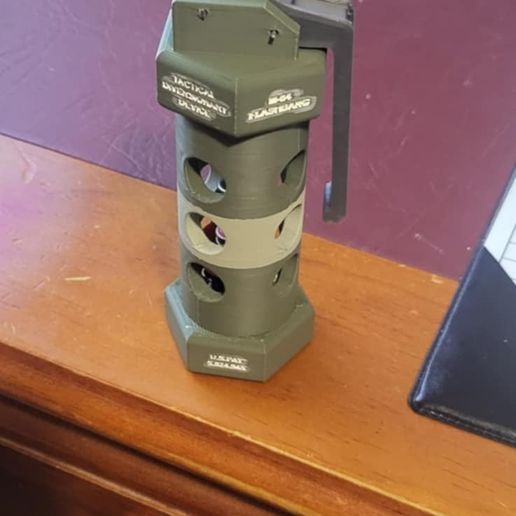 🔫 Airsoft Flashbang Grenade Impact Cap Gun Ring M84 Flashbang Sound ...