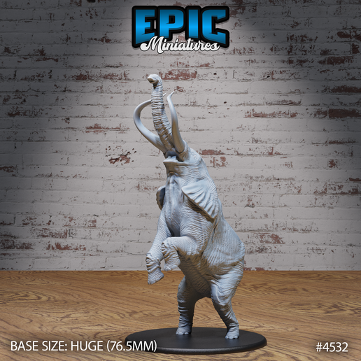 🐘 Safari Elephant Roar ‧ DnD Miniature ‧ Tabletop Miniatures ‧ Gaming ...