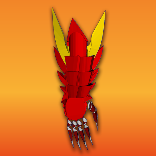 ⚙️ Boosted Gear - High School DxD - Pepakura 3D Template・ 3D File for ...