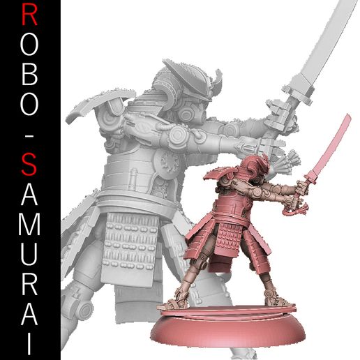 Free STL file Robo Samurai Mk 7 🗡️ ・3D printable design to download・Cults