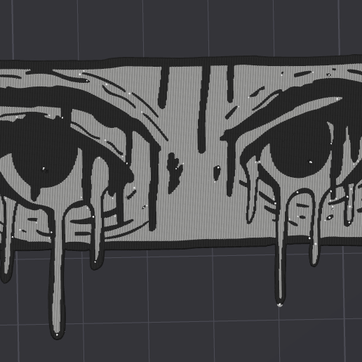 STL file Dripping Eyes Keychain Multicolor Print 👀 (3MF)・Template to ...