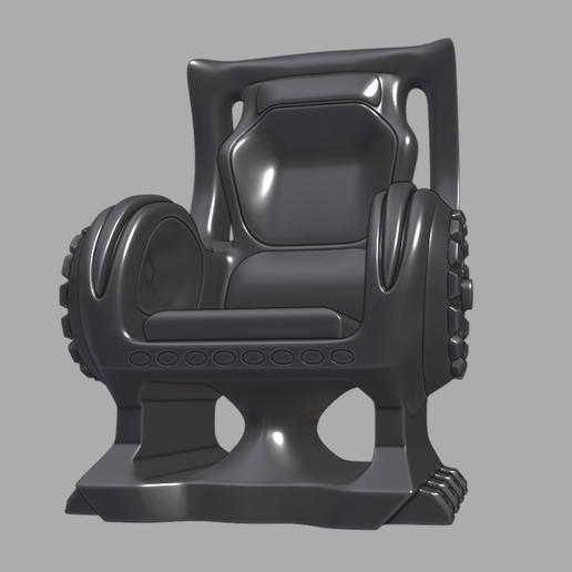 🧑‍ ️ Sci-Fi Pilot Command Chair / Mech Cockpit Seat・ STL File for 3D ...