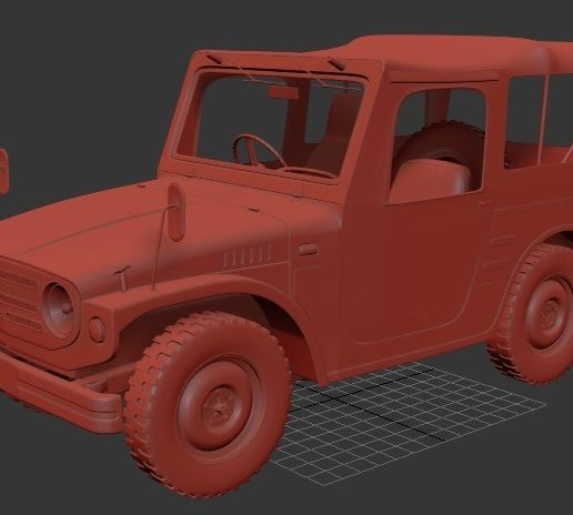 🚗 Suzuki Jimny Mk1 LJ10 1970 Suzuki Jimny Mk1 LJ10 1970・ STL File for ...