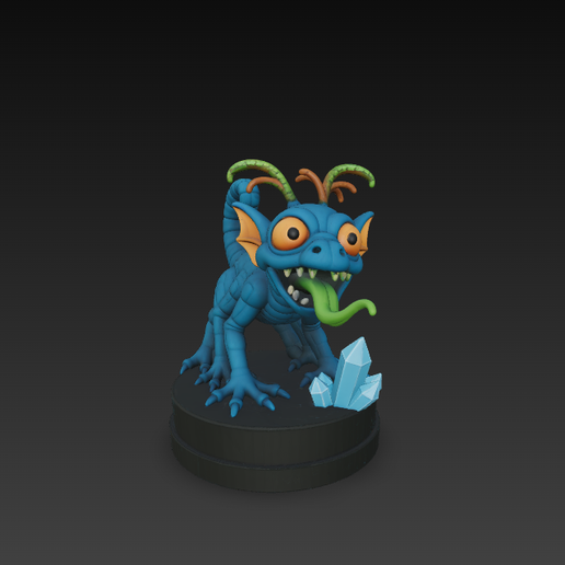 🦎 Lizard final fantasy・ STL File for 3D printing・Cults