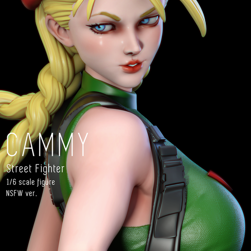💬 Cammy (Street Fighter) STL ready-to-print w/ nsfw variation・ 3D File for ・Cults