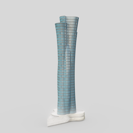 Free STL file Qiib Tower - Qatar Doha 3D Printable Model 🇶🇦 ・3D printer ...