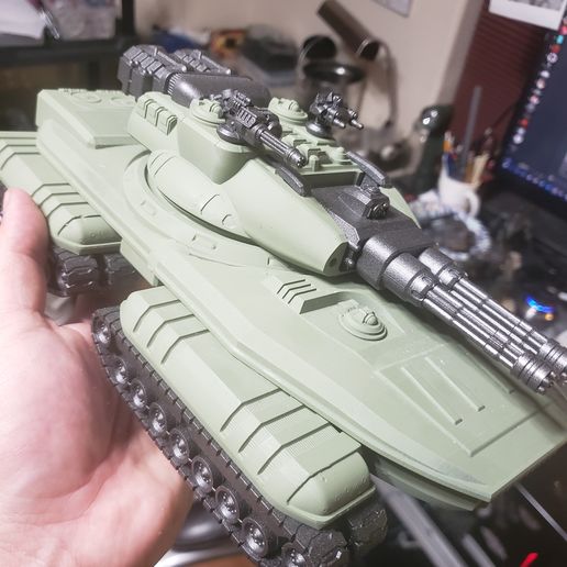 🪖 Renegar Superheavy Tank (Base Model) - 28mm (1/56th Scale)・ 3D File ...