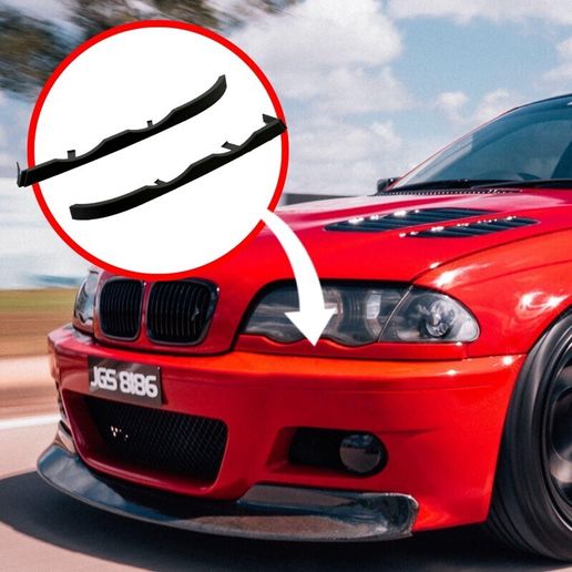 ⬅️ BMW E46 BMW 3 Series E46 4-door lower headlight trim - left / right ...