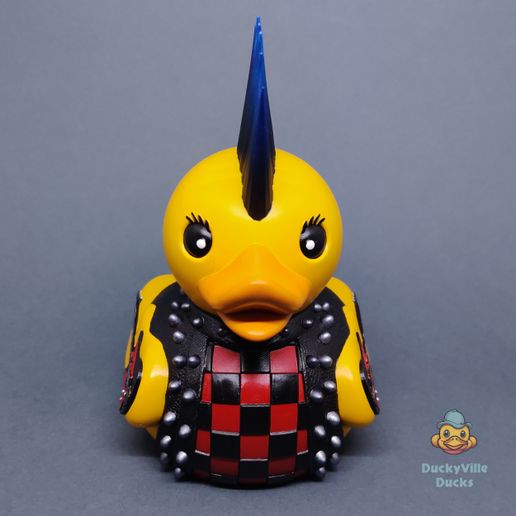 🪨 Spike Webb - the Punk Rock Duck・ STL File for 3D printing・Cults