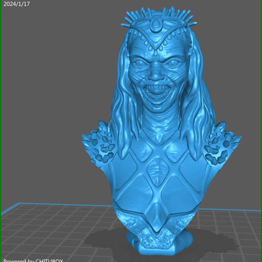 STL file Zombie Queen 🧟 ・3D print design to download・Cults