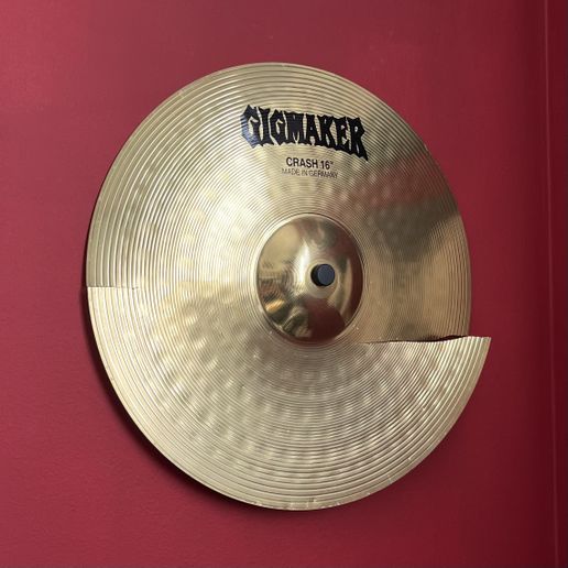 🪑 Cymbal Wall Mount・ STL File for 3D printing・Cults