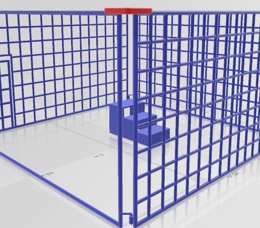 🤼 WWF/WWE Big Blue Cage・ 3D File for 3D printing・Cults