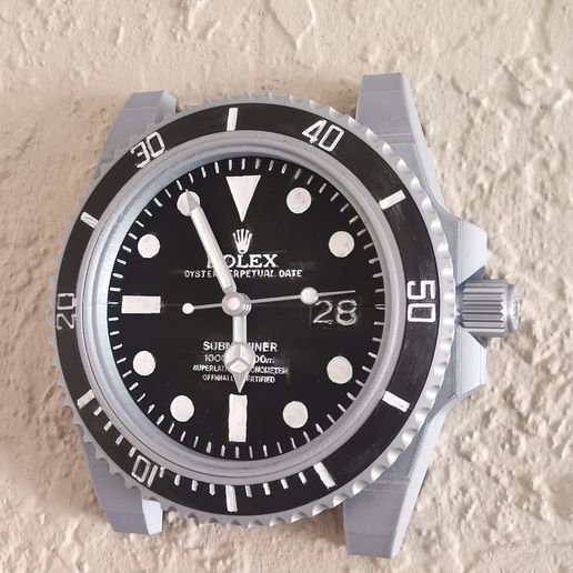 rolex deepsea wall clock