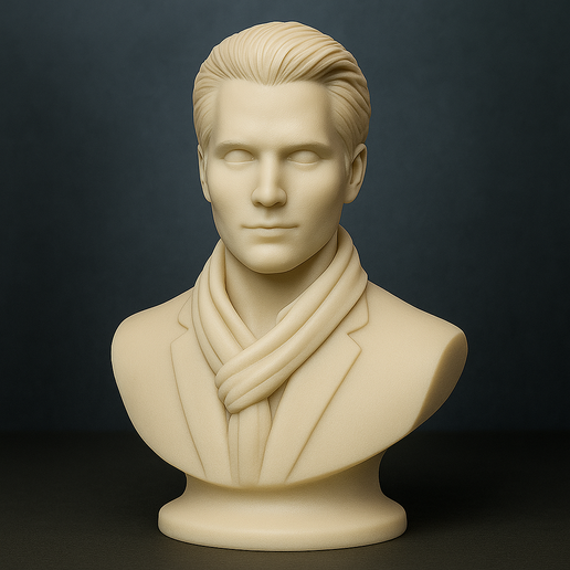 👤 Twilight Dr. Carlisle Cullen Bust Collectible Model・ STL File for 3D printing・Cults