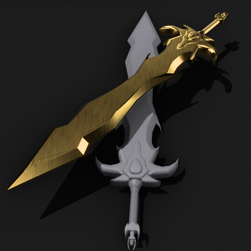 STL file FrostBite Fantasy Sword ( 1/1 Size ) 🗡️ ・3D print design to ...