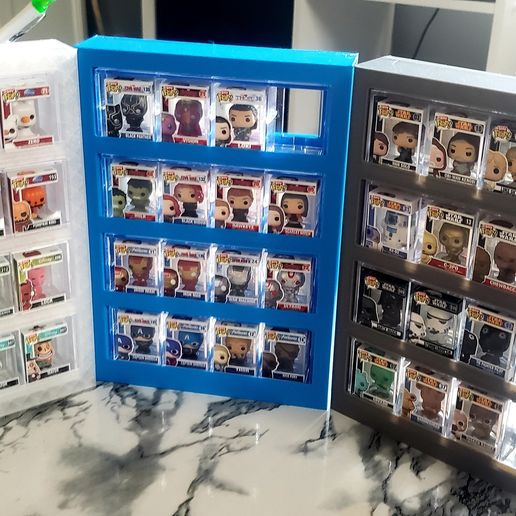 🔙 Funko Bitty Pop display case for 4 piece sets w/mag back plate・ STL ...