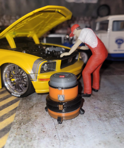 STL file 1/24 Aspirateur style Shop vac / Shop vac style vacuum cleaner ...