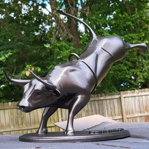 🐂 Rodeo Bull・ STL File for 3D printing・Cults