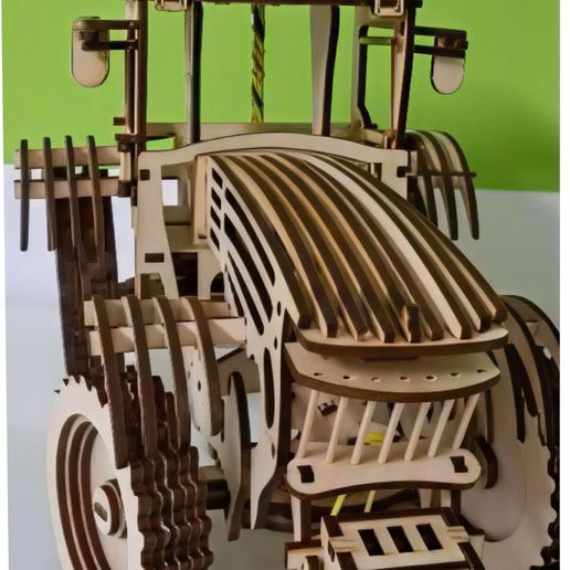 🚜 tractor・ DXF File for CNC machining - Laser cutting・Cults
