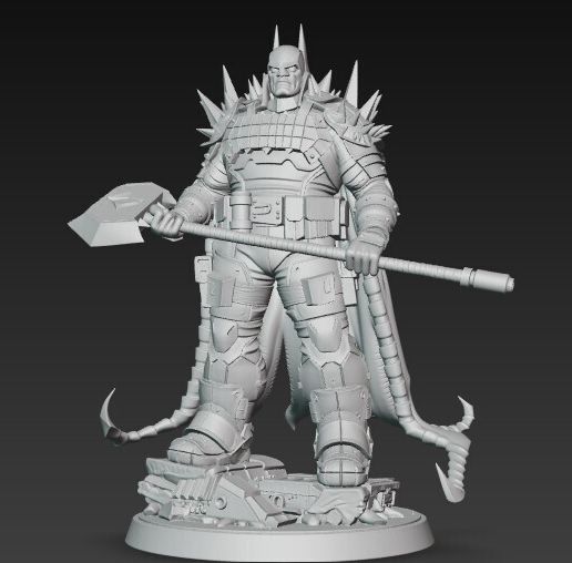 🎲 Absolute Batman, DC Comics / D&D Miniature・ STL File for 3D printing ...
