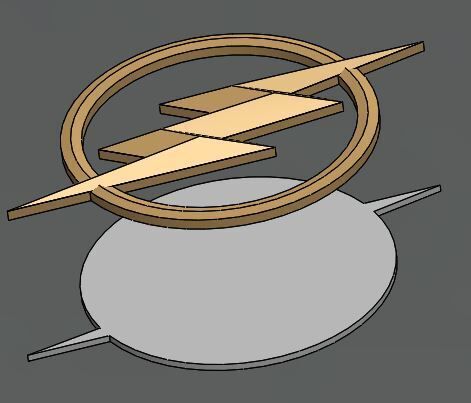 flash emblem stl