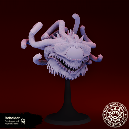 🆓 Beholder・Free 3D File for 3D printing・Cults