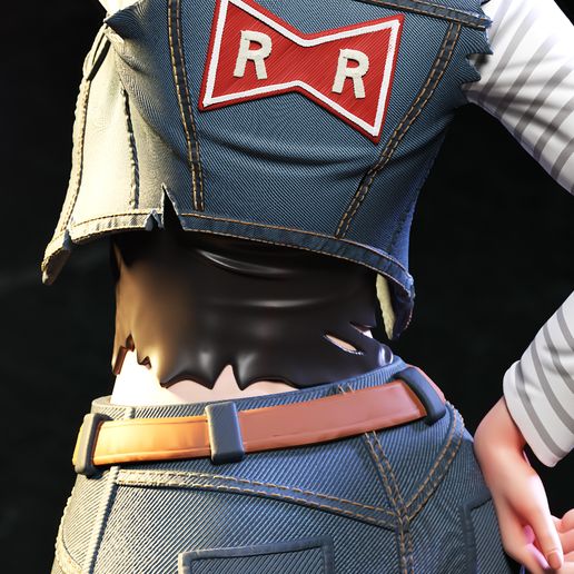 🤖 Android 18・ 3D File for 3D printing・Cults
