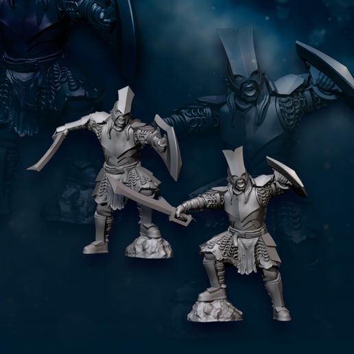 🎲 2x Captain Super Orc | Super Orcs | Fantasy・ 3D File for 3D printing ...