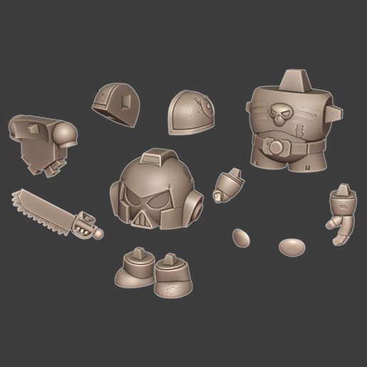 ⚔ warhammer 40k - STL & 3mf Multicolor・Free 3D File for 3D printing・Cults