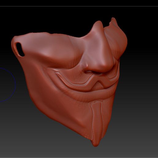Free OBJ file V_for_Vendetta_mask_covid 😷 (GCODE)・Design to download ...